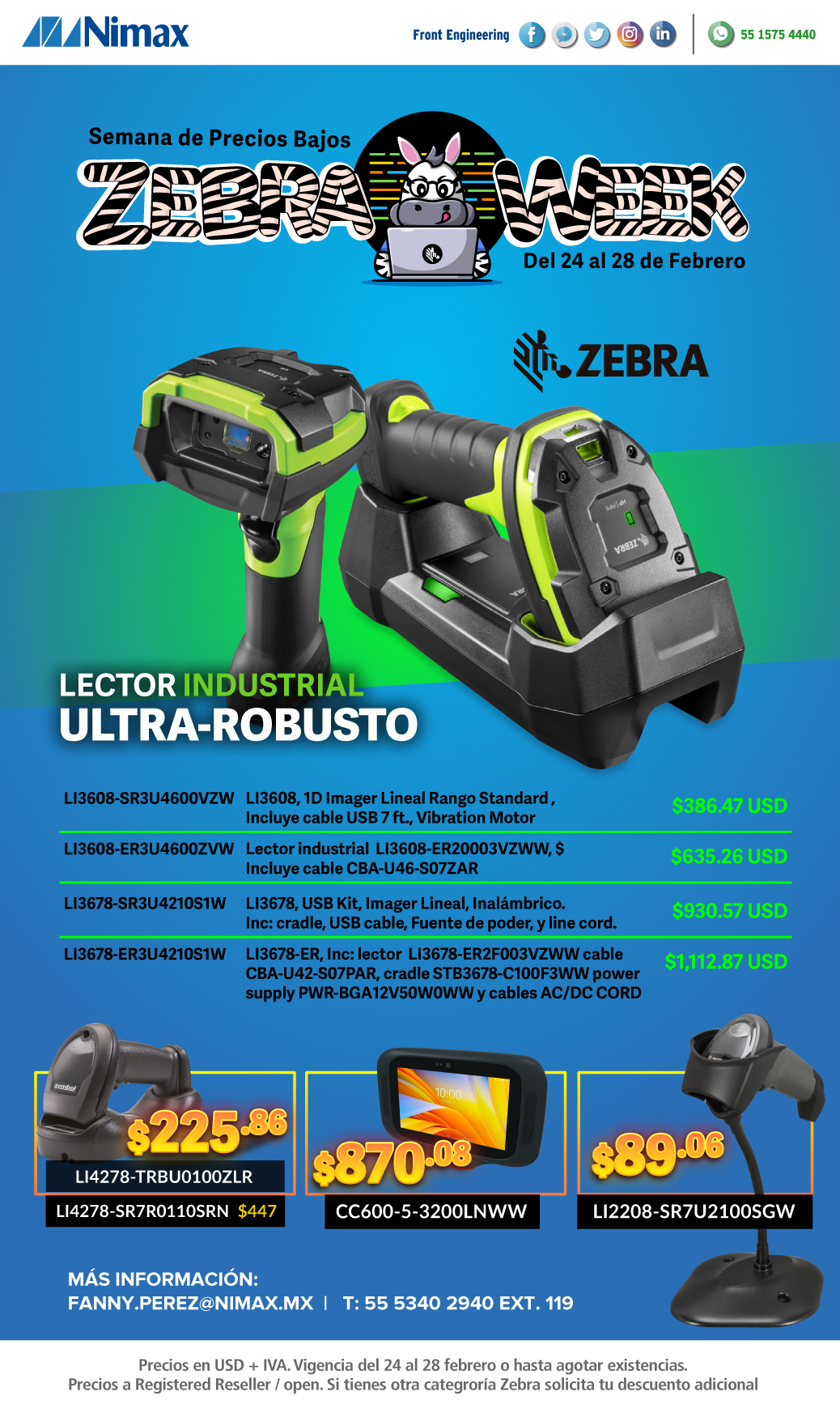 Promociones - Los mejores precios en equipo código de barras en México