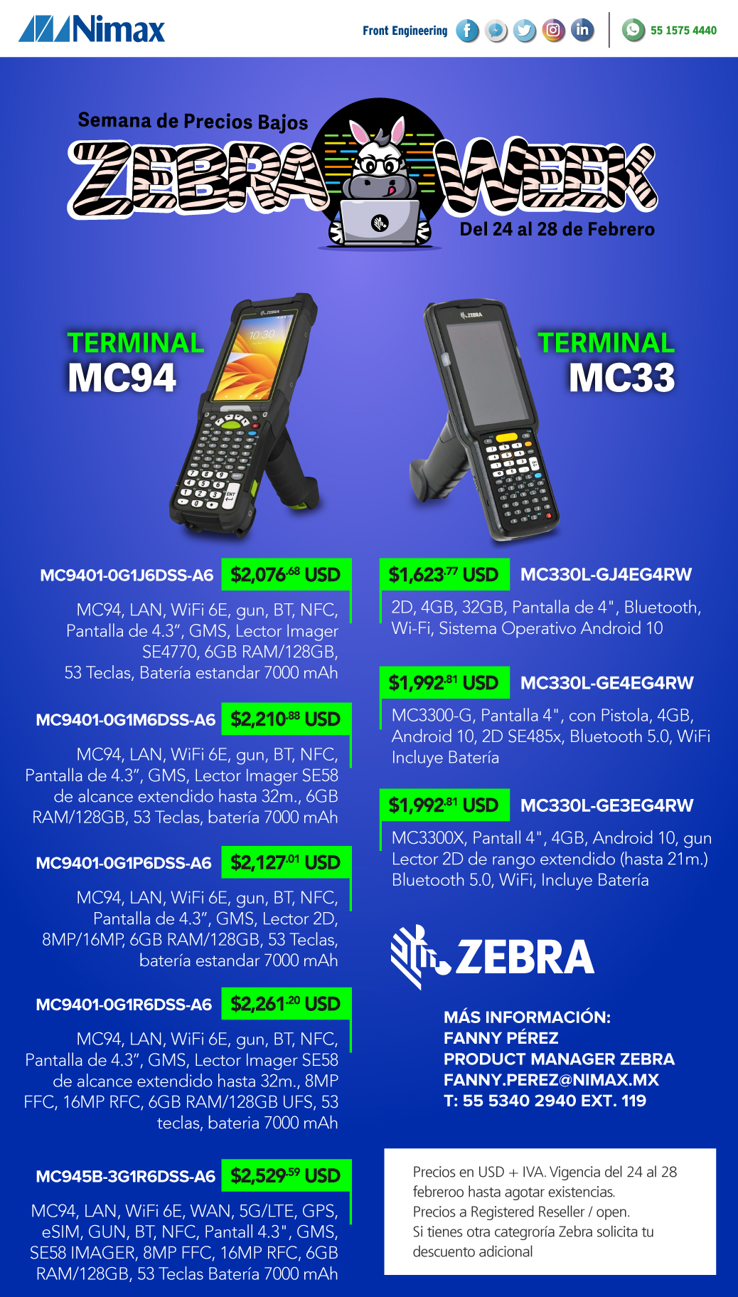 Promociones - Los mejores precios en equipo código de barras en México